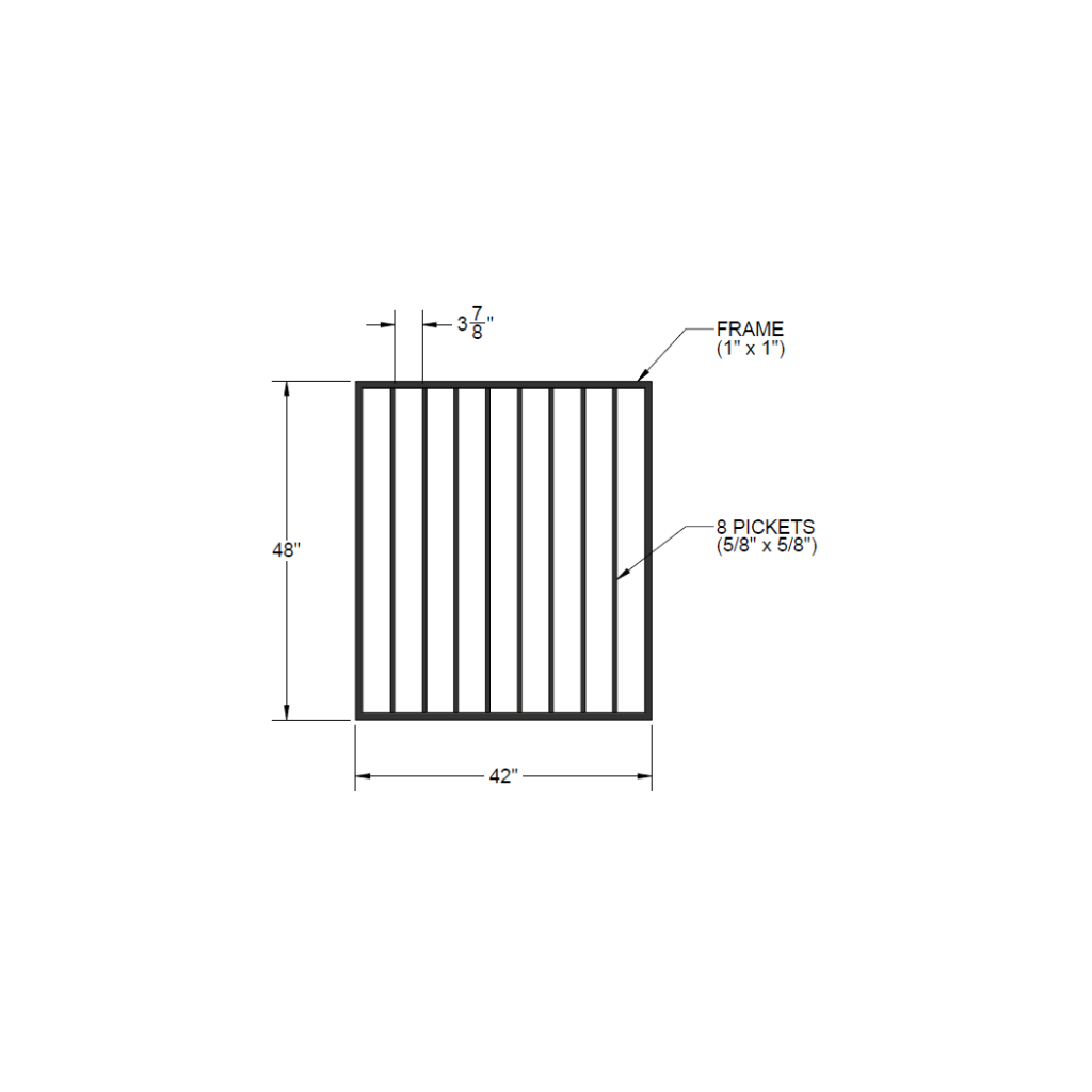 Iron Gate – 48-inch x 42-inch – Yukon