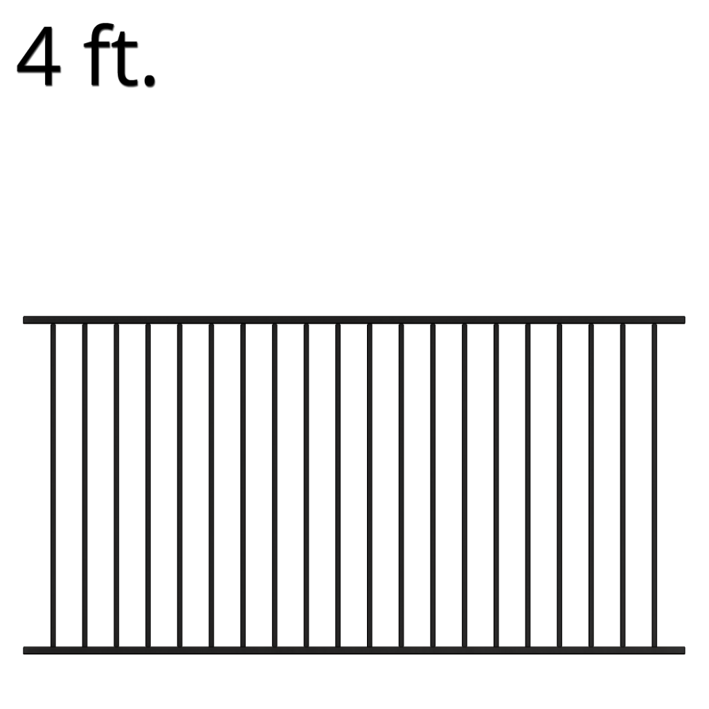 Iron Fence Post - 4-inch x 4-inch x 8-foot - Fence Supply Inc