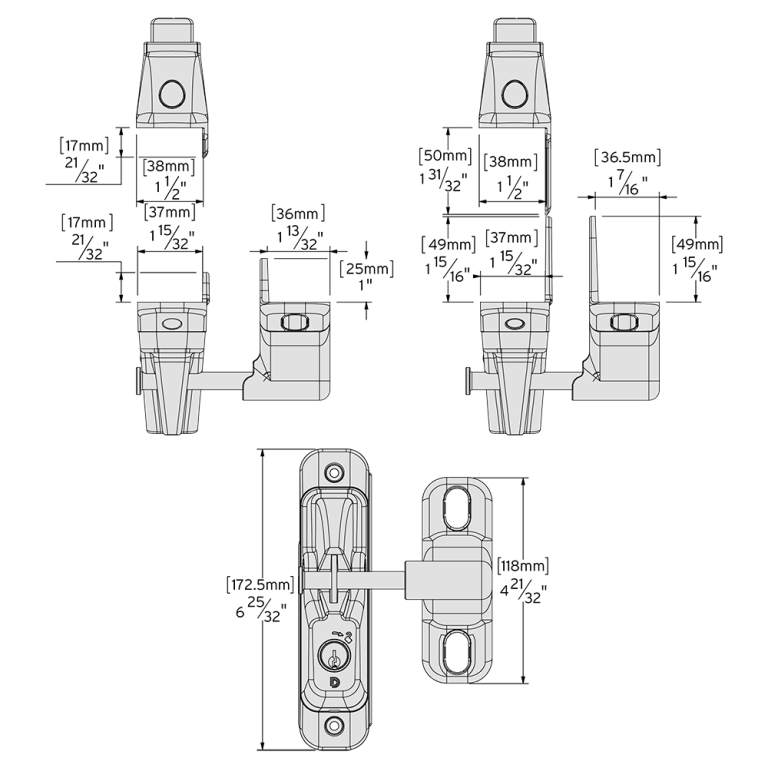 D & D Technologies LLP1S-KSA - LokkLatch PRO.SL Self-Locking Security ...