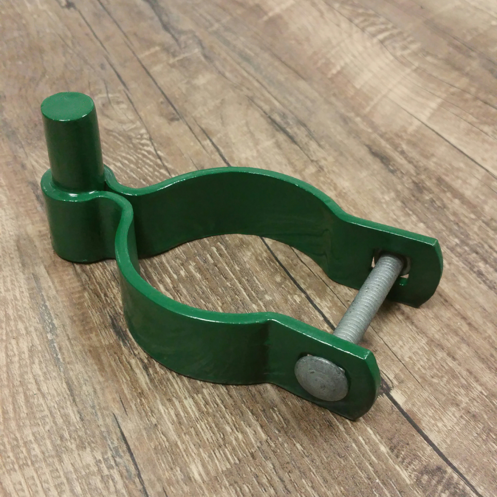 Fork Latch Assembly 1-5/8-inch x 1-3/8-inch - Round - Green - Fence ...