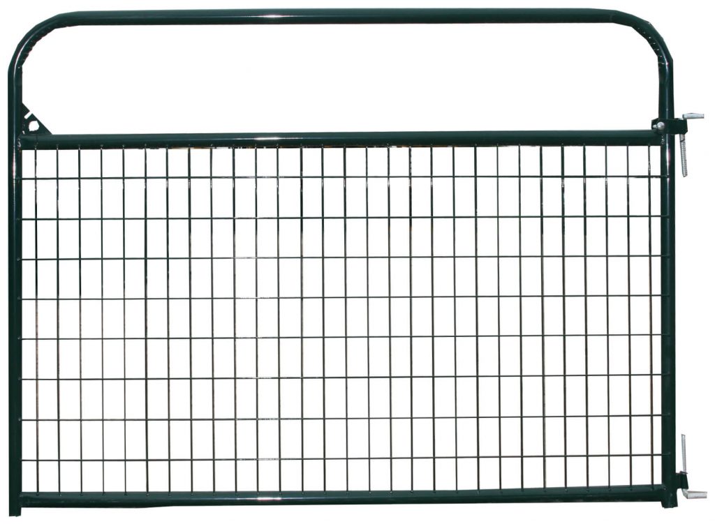 6-foot Steel Wire Filled Gate - Green - Fence Supply Inc.