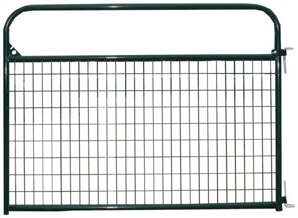 6-foot Steel Wire Filled Gate - Green - Fence Supply Inc.
